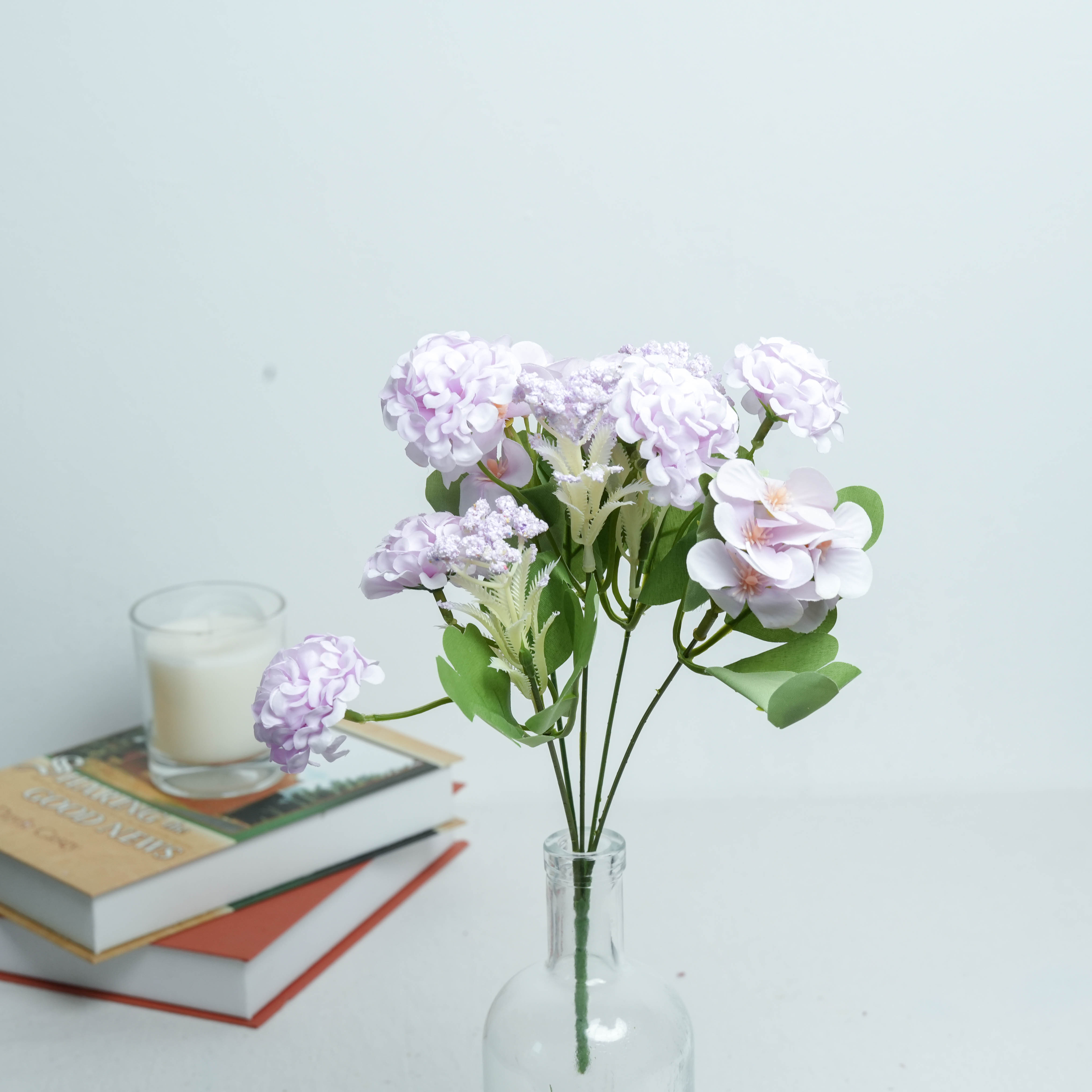 beautiful artificial and hydrangea flowers diy wedding centerpieces and ...