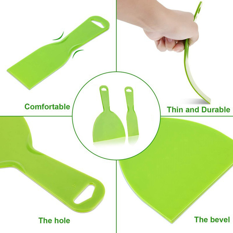 Reusable Plastic Putty Knife Set Flexible Scraper Tool - Temu Norway