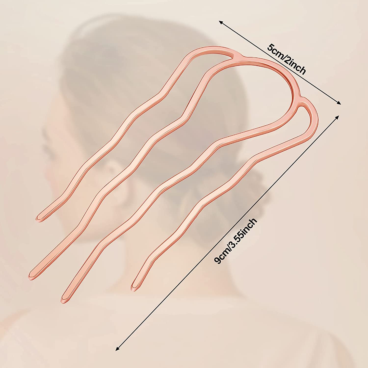 U Shaped Hair Comb Insert Comb Retro Hair Style Hair - Temu