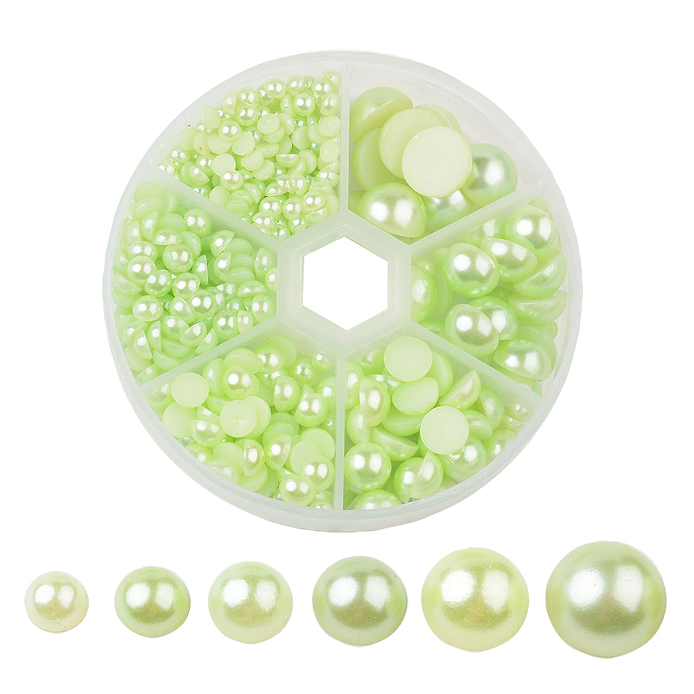 Abs Plastic Cabochons Half - Temu Australia