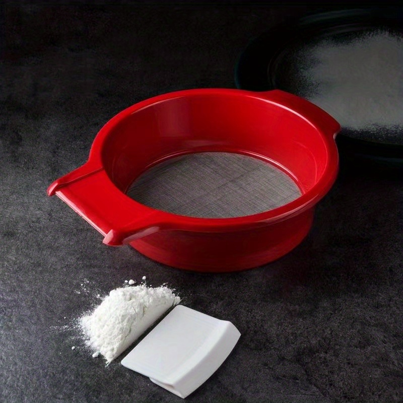60 Mesh Stainless Steel Powder Sifter Baking Icing Sugar - Temu