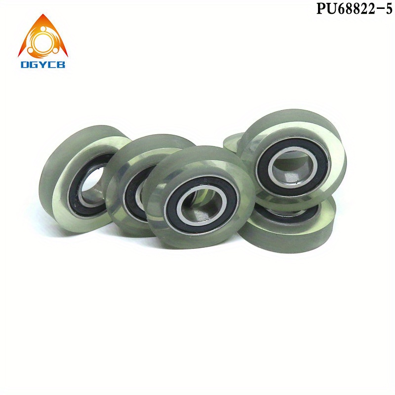 Pu Coated Roller 688rs Bearing Pu68822 5 Diameter - Temu Norway