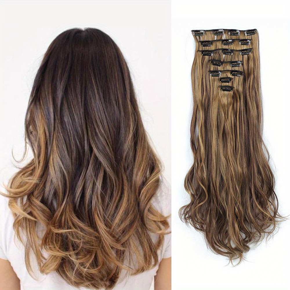 Long Hair Extensions 16 Synthetic - Temu Philippines