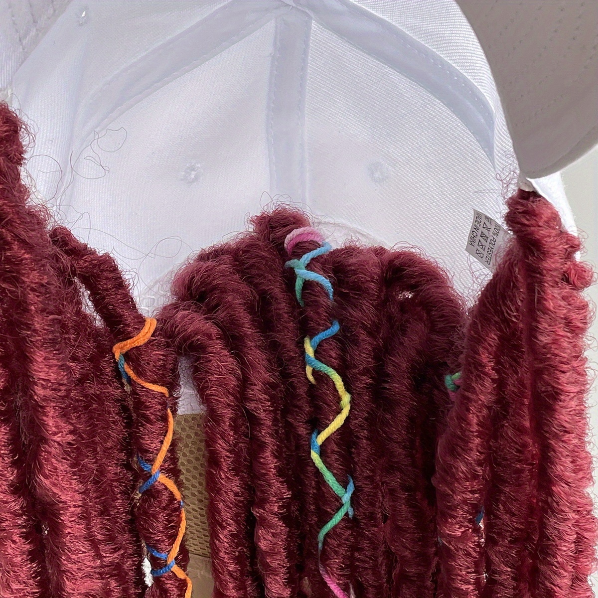 Hat Wigs Dreadlock Wigs Baseball Glueless Hat Synthetic - Temu