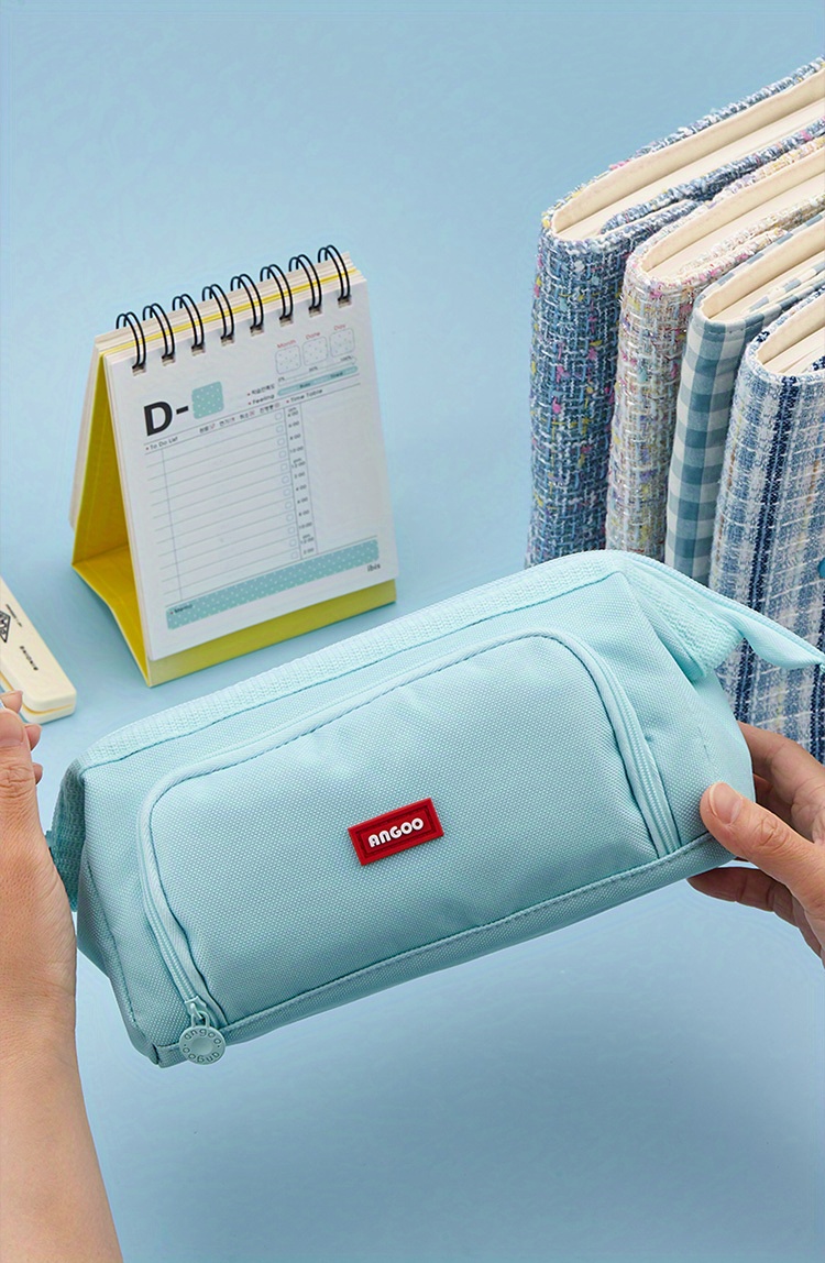 Pencil Case Large Capacity Pencil Case Cute Student Pencil - Temu