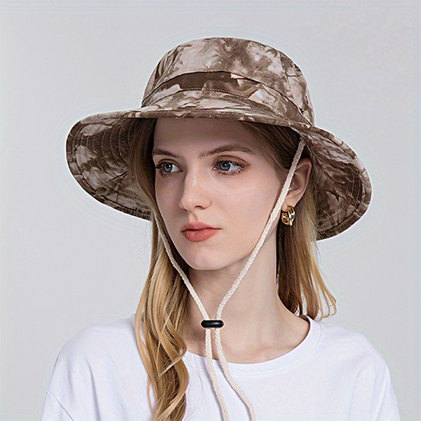 Tie Dye Summer Sun Hats Fisherman Cap Rolled Brim Trendy - Temu