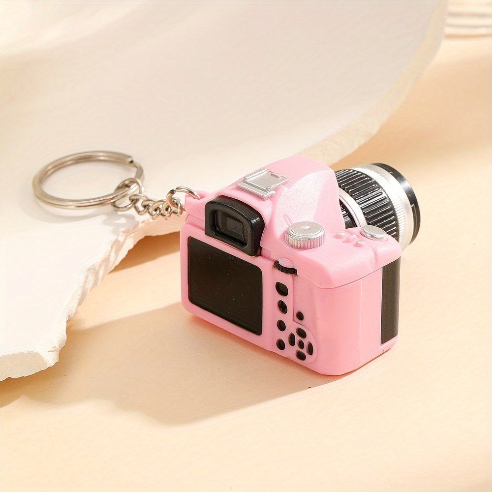 Simulation Long Lens Camera Keychain Cute Cartoon Car - Temu United Kingdom