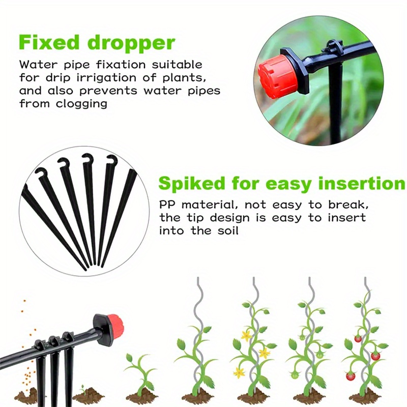 Irrigation Bracket Stake Drip Irrigation C shaped Fixing Rod - Temu