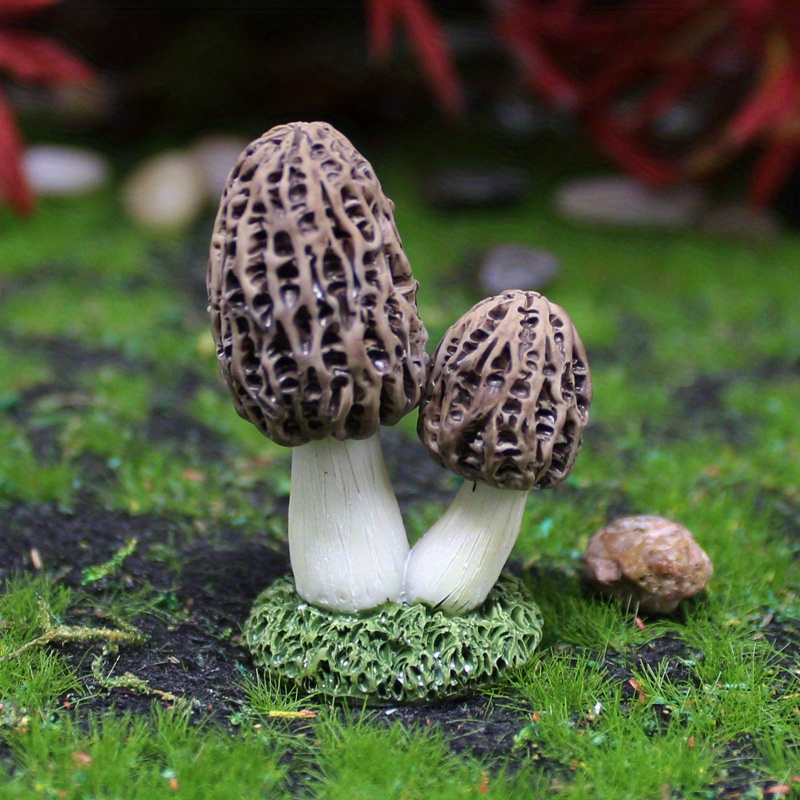 Miniature Resin Mushroom Figurines Mushrooms Fairy House - Temu Canada