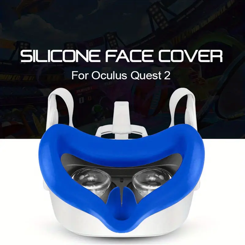 Silicone Face Cover Eye Mask Lens Cover Oculus Quest 2 Vr Temu