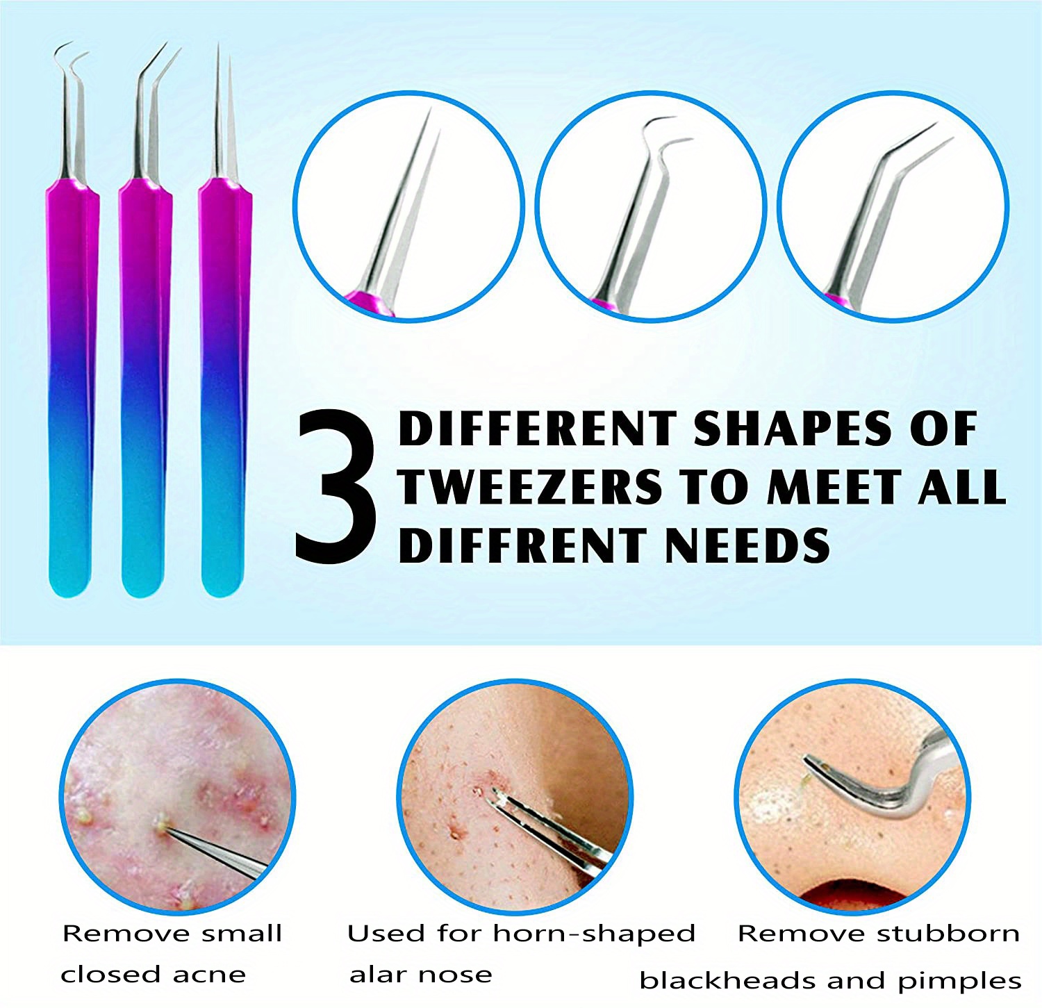 Blackhead Remover Tool Box Professional Pimple Comedone Temu