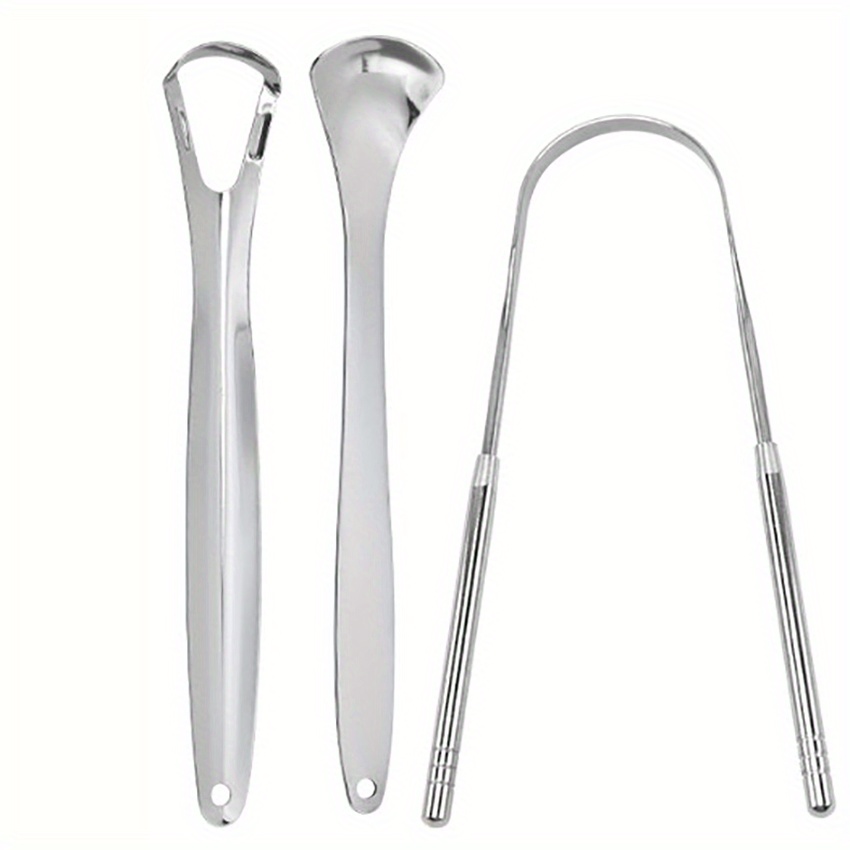 Stainless Steel Tongue Scraper Stainless Steel U Shaped Tongue Scraper ...