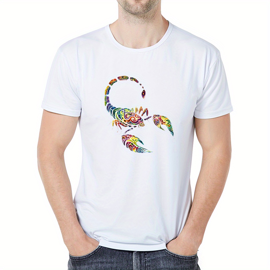 men's colorful animal crew neck short sleeve t - Temu Norway
