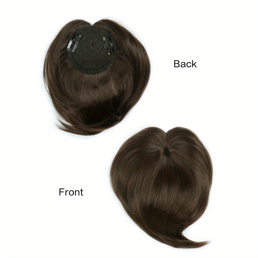Invisible Clip in Bangs For Women Short Wig With Thick - Temu