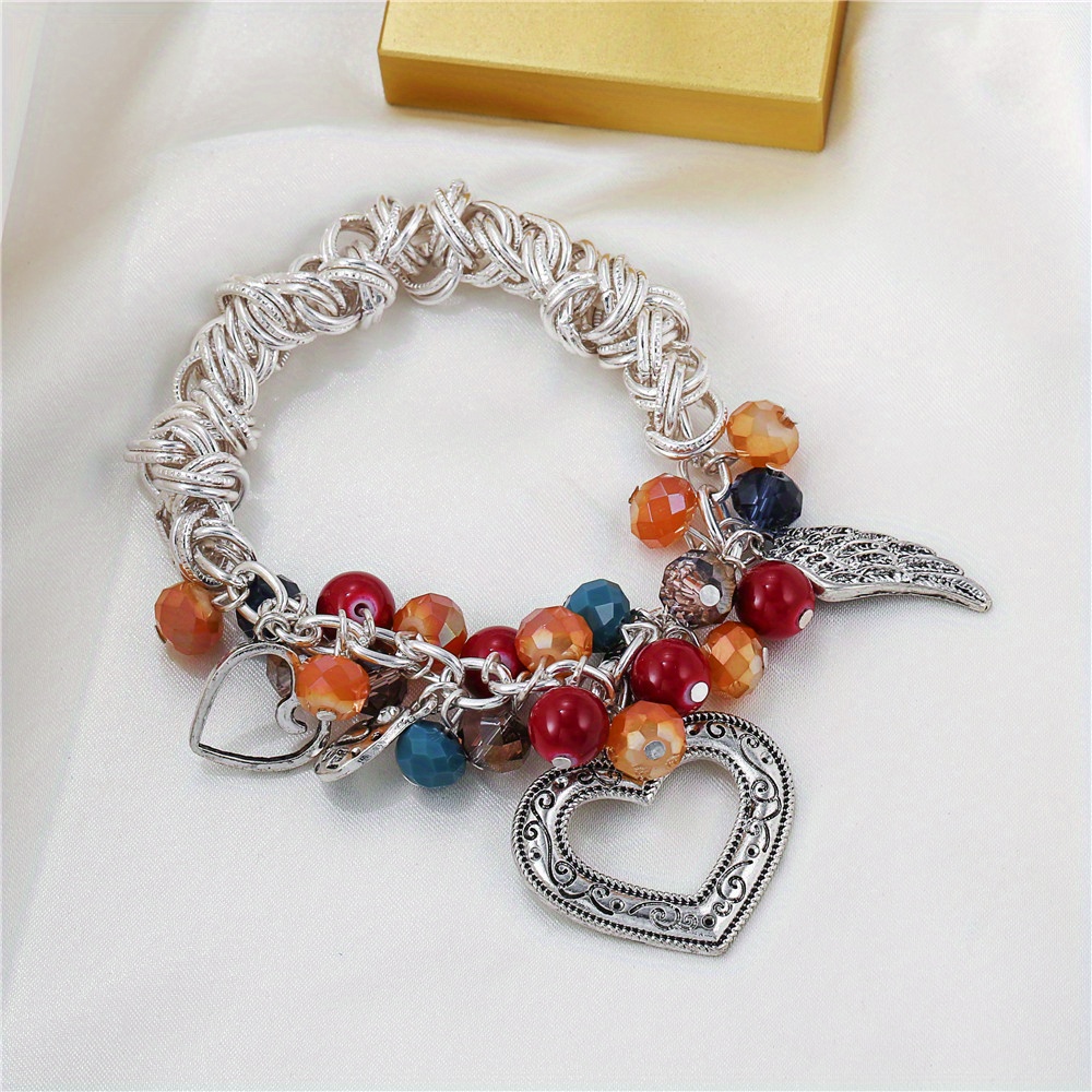 Bohemian Style Exaggerated Multicolor Bracelet Elegant Hand - Temu ...