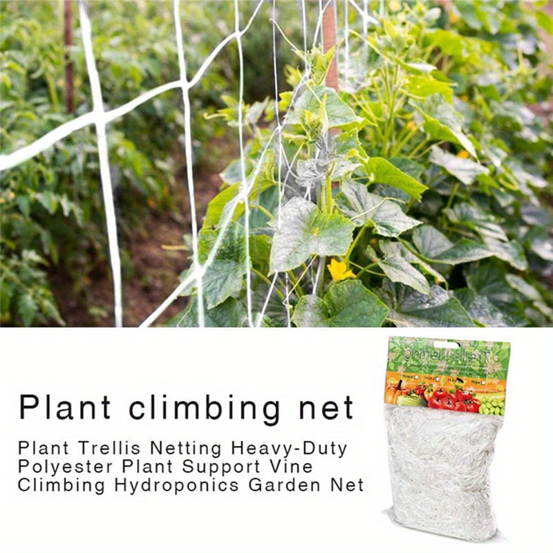 Plant Trellis Netting Heavy duty Polyester Plant Support - Temu