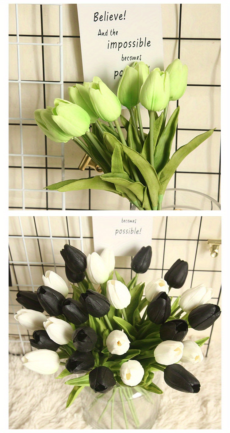 1pc Artificial Flowers Tulip Home Decor Creative Flowers Artificial ...