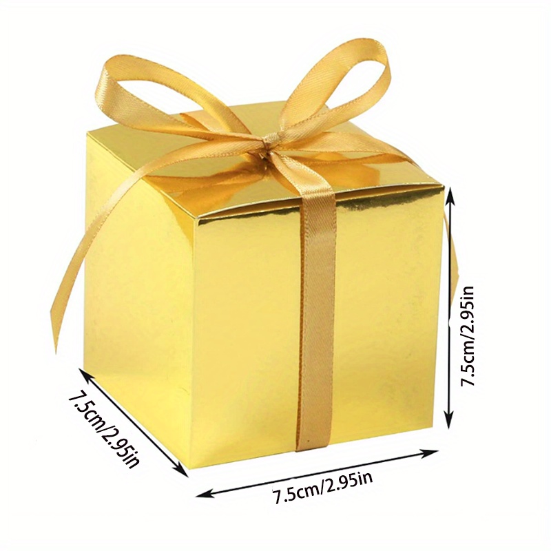 Candy Boxes Golden Paper Boxes Goodie Boxes Treat Box Candy - Temu ...