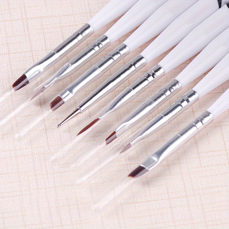 Nail Art Painting Drawing Brushes Pen Set Pen Holder Acrylic - Temu ...