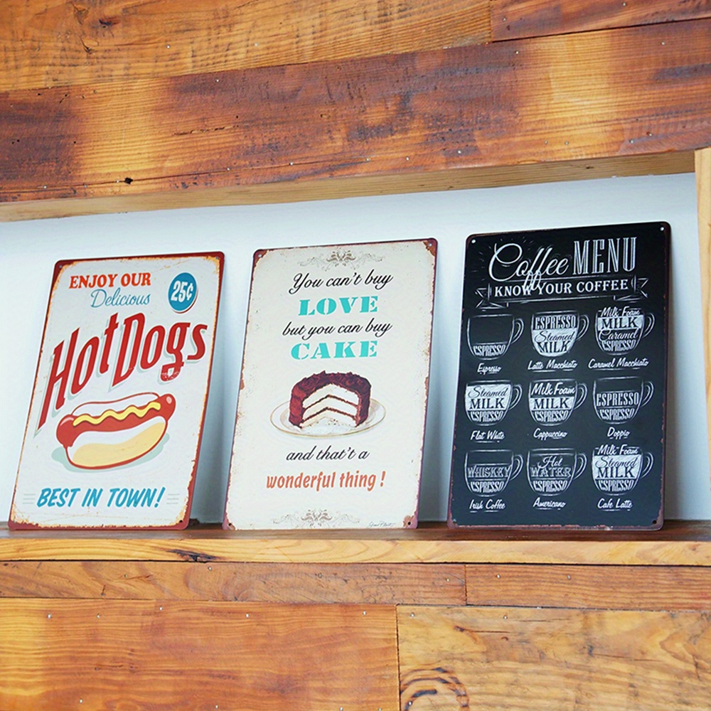 tin signs metal retro arts crafts home decoration wall - Temu New Zealand