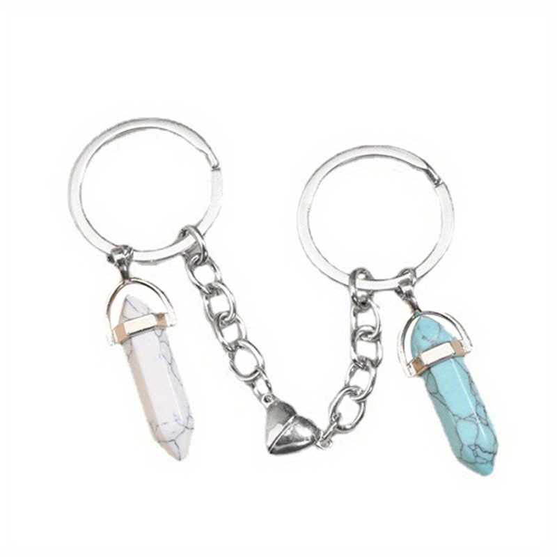keychain magnetic couple key ring purse bag - Temu Australia