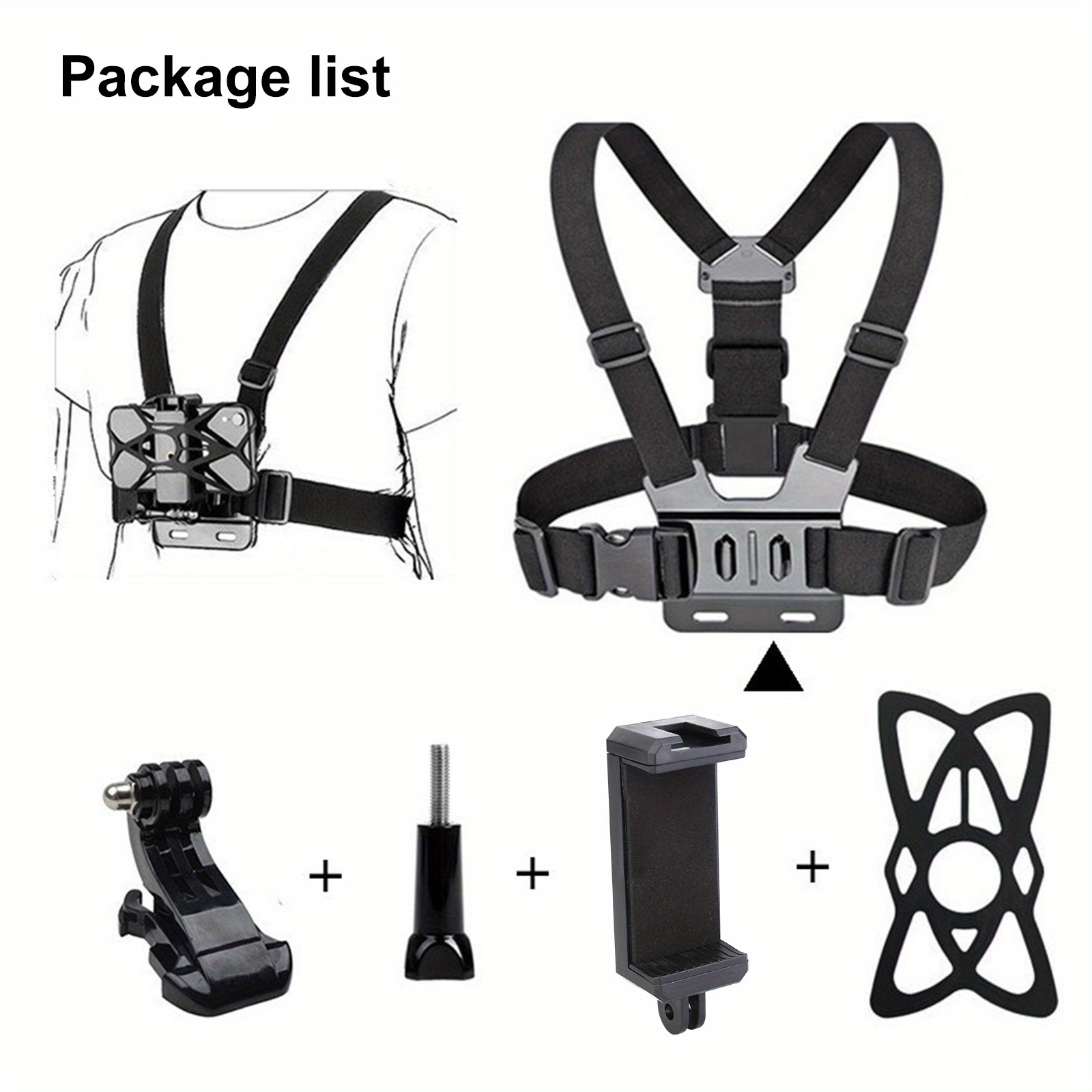 Ultimate Chest Strap Capture Every Moment Five in one Set - Temu