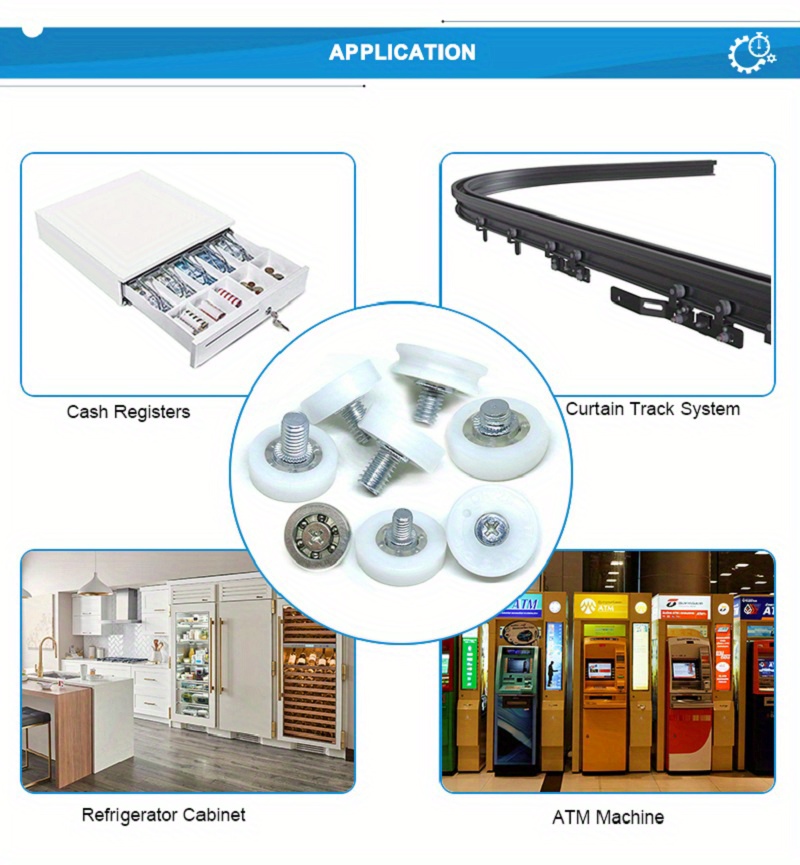 Od Pom Drawer Track Bolt Roller Dr19 C1l8w6m6 Furniture - Temu