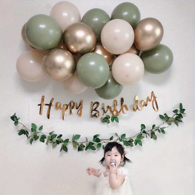 Bean Green Latex Balloons Garland Arch Kit Wedding Jungle - Temu Australia