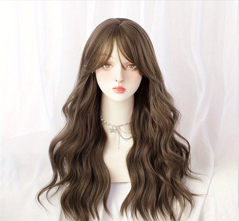 Butterfly Haircut Long Wavy Hair Wigs Bangs Natural Looking - Temu