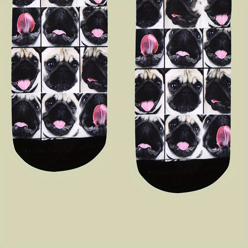 Men's Cotton Funny Novelty Crew Socks Comfy Puppy Pattern - Temu Norway