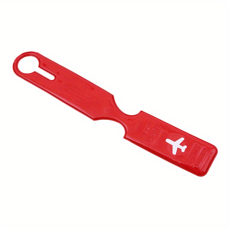 Pu Strip Airplane Luggage Tag Suitcase Business Card - Temu Netherlands