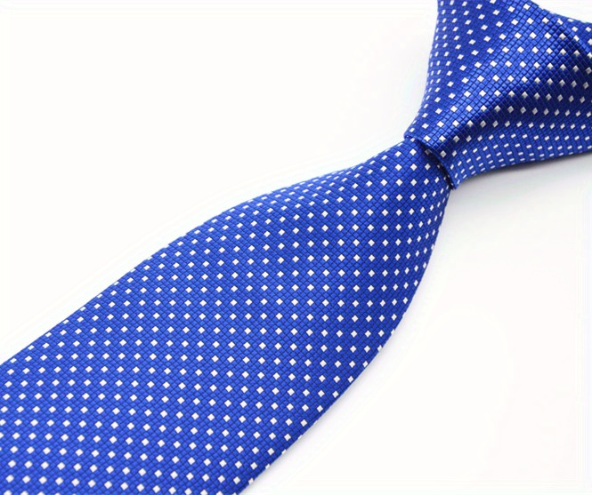 1pc mens 9cm tie necktie fashion patterned tie business white checked ...