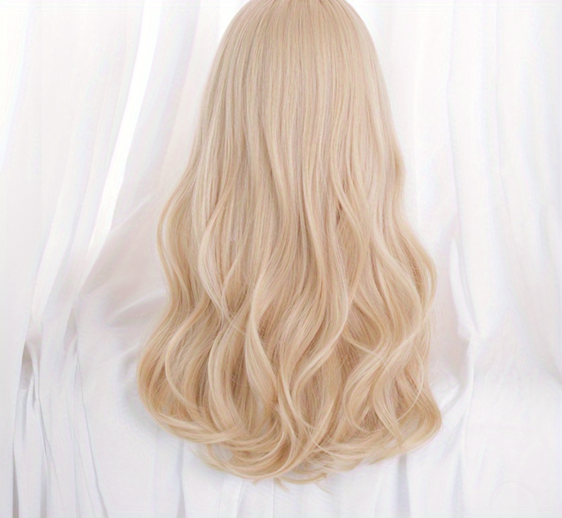 Butterfly Haircut Long Hair Wigs Bangs Synthetic Fiber Temu