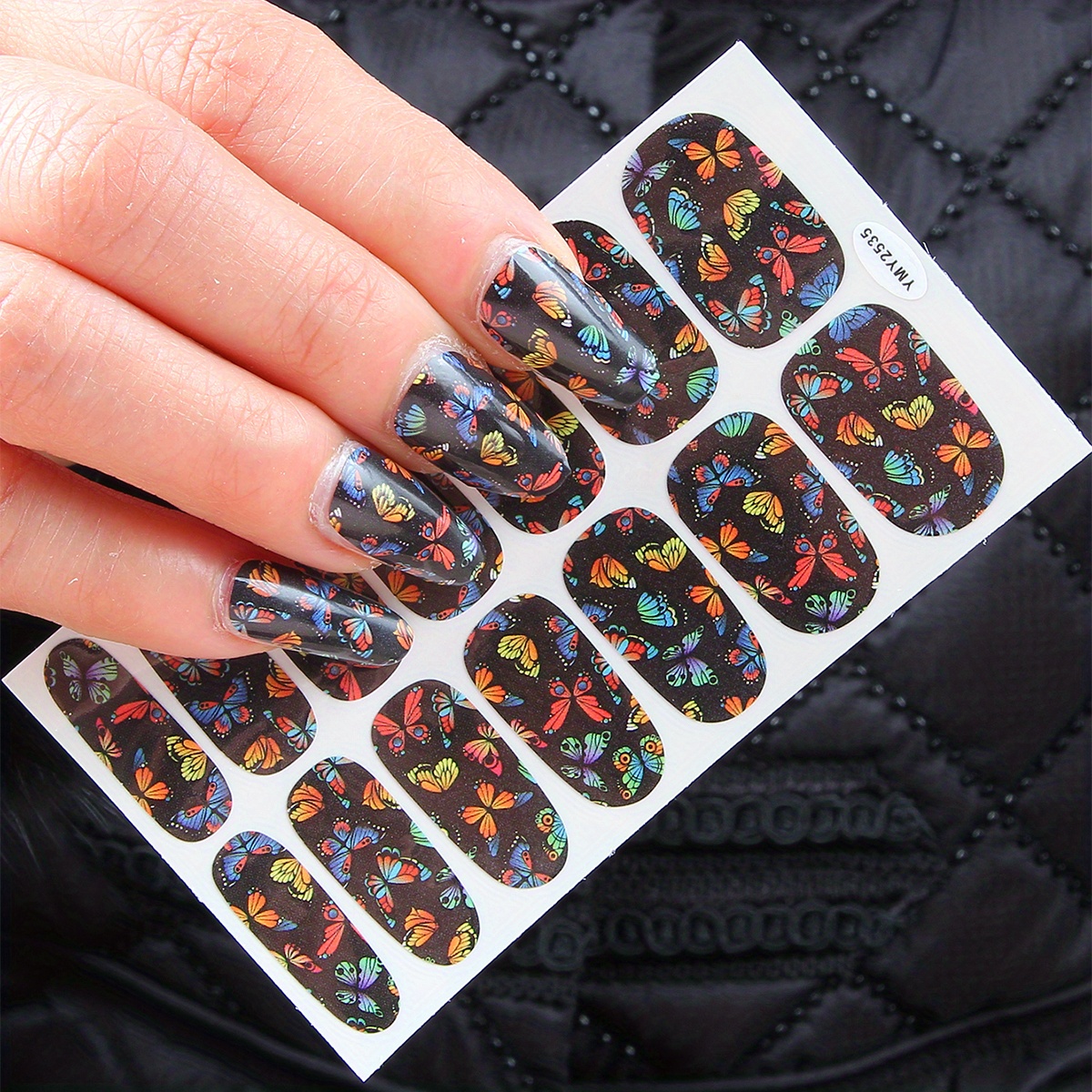 Brighten Look Self adhesive Nail Art Decal - Temu South Africa
