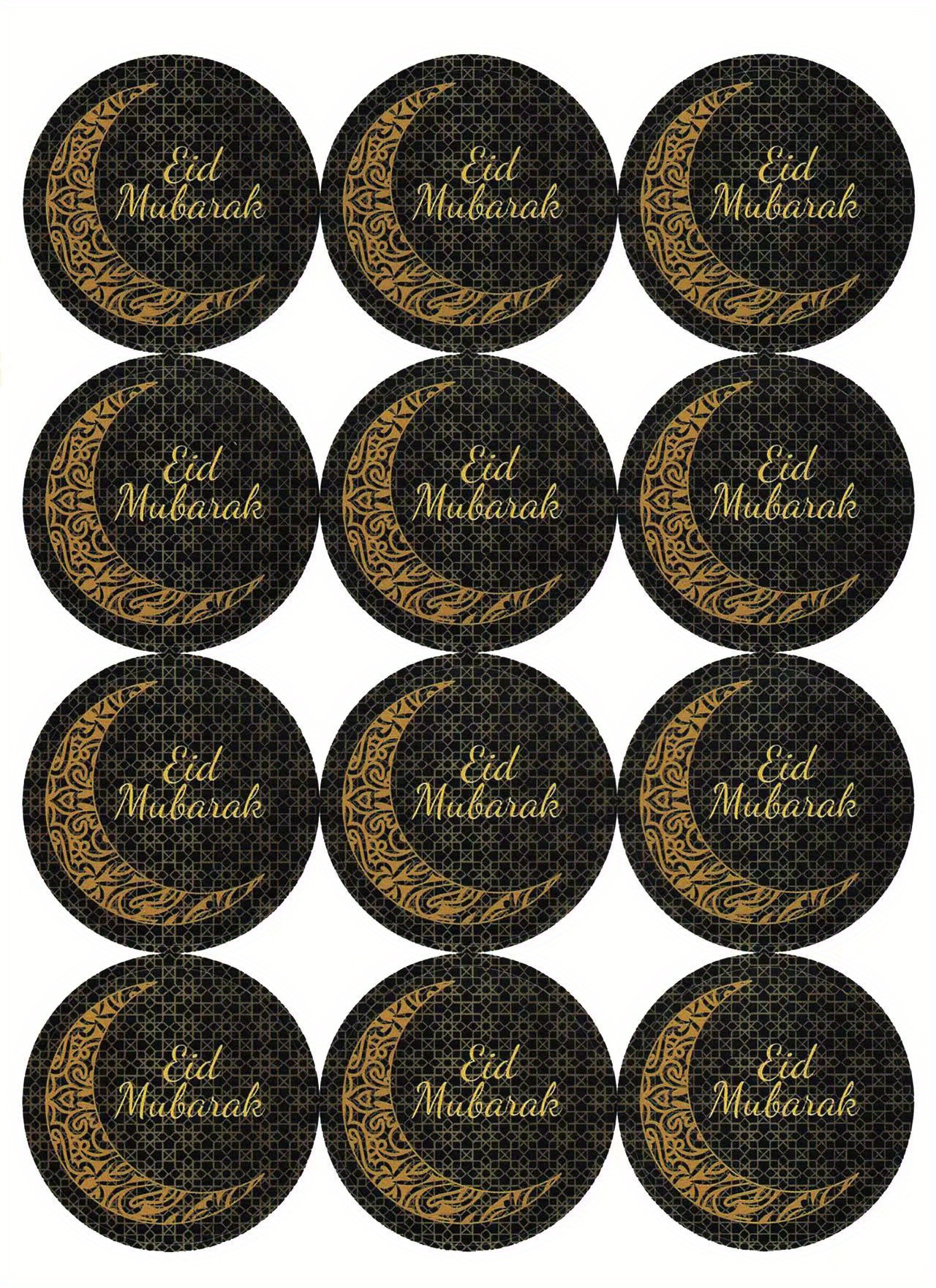 Eid Stickers ( Eid Decoration Happy Eid Mubarak Eid Stickers - Temu