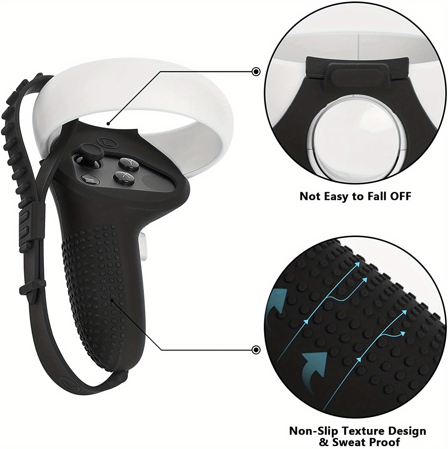 Popular Covers Vr Silicone Cover Kit Quest 2 Headset - Temu