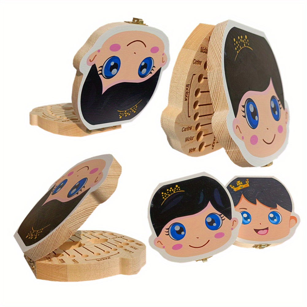 Tooth Box Wooden Teeth Boxes Teeth Storage Box Saver Box - Temu Australia