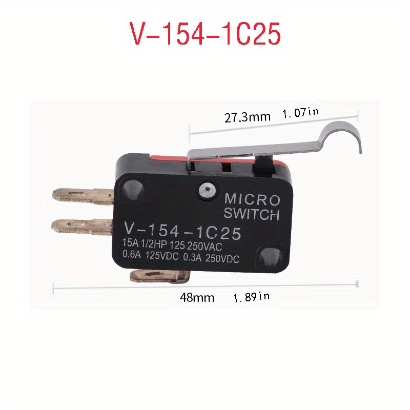 Travel Limit Micro Point Touch Switch V 15 152 153 155 1c25 Microwave Oven Switch Self Reset ...