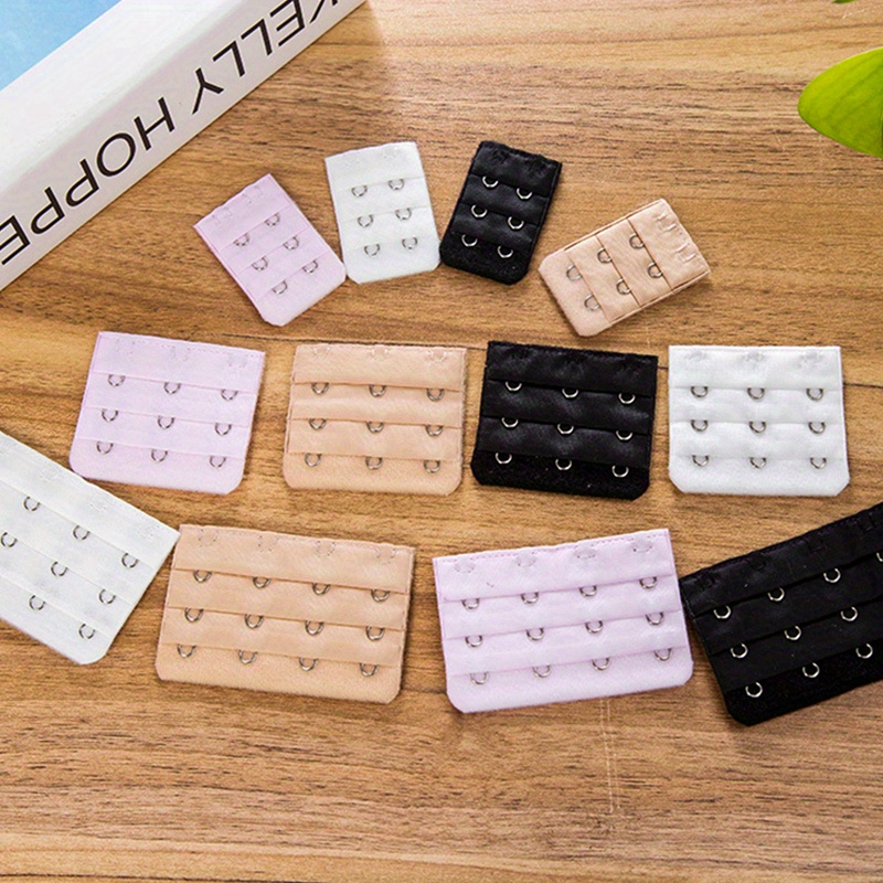Bra Extension Buckle Set Adjustable 3 Rows 2 Hook Bra Strap - Temu ...