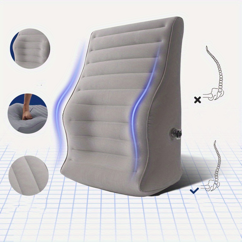 Relax In Comfort: Inflatable Car Cushion Pvc Office - Temu