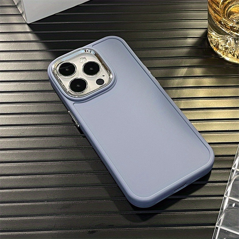 Simple Silicone Protective Phone Case Anti fall - Temu Norway
