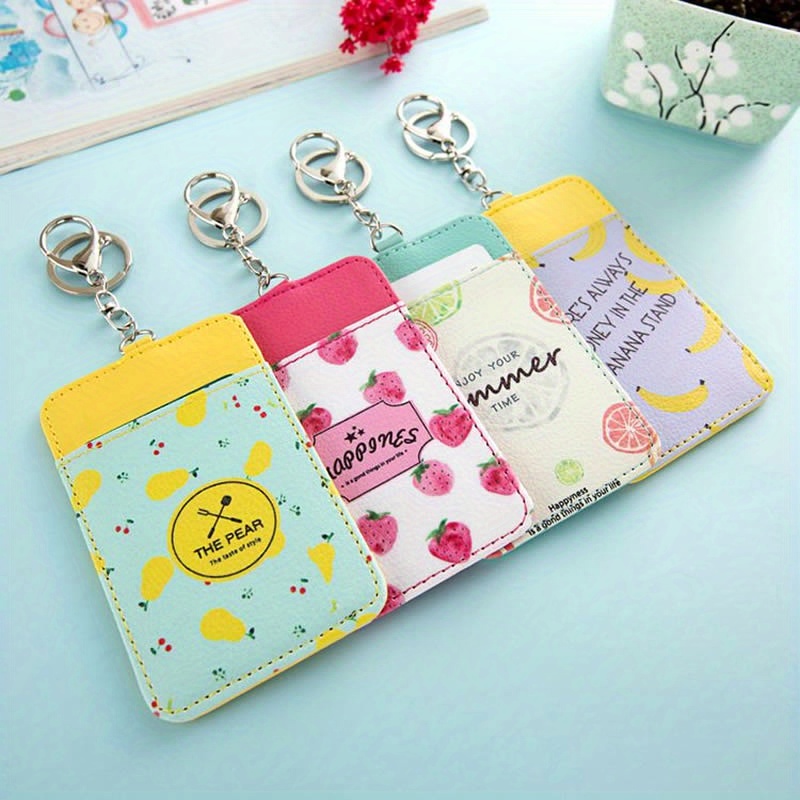 Leather Transportation Bus Card Set Student Key Chain Creative Meal ...