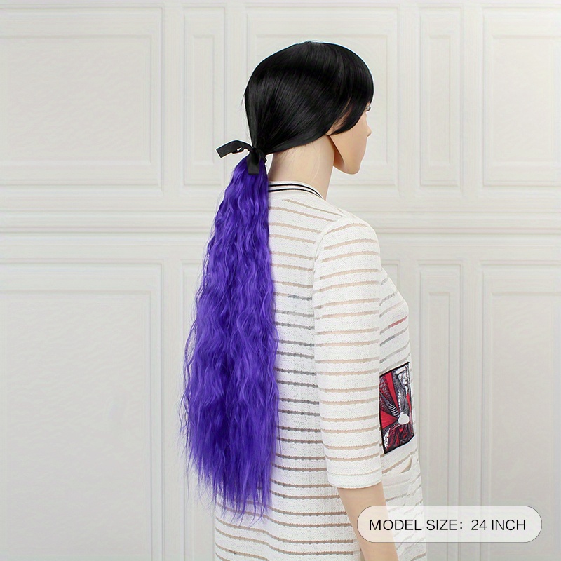Long Ponytail Extensions Hairpieces Hair Ties - Temu New Zealand