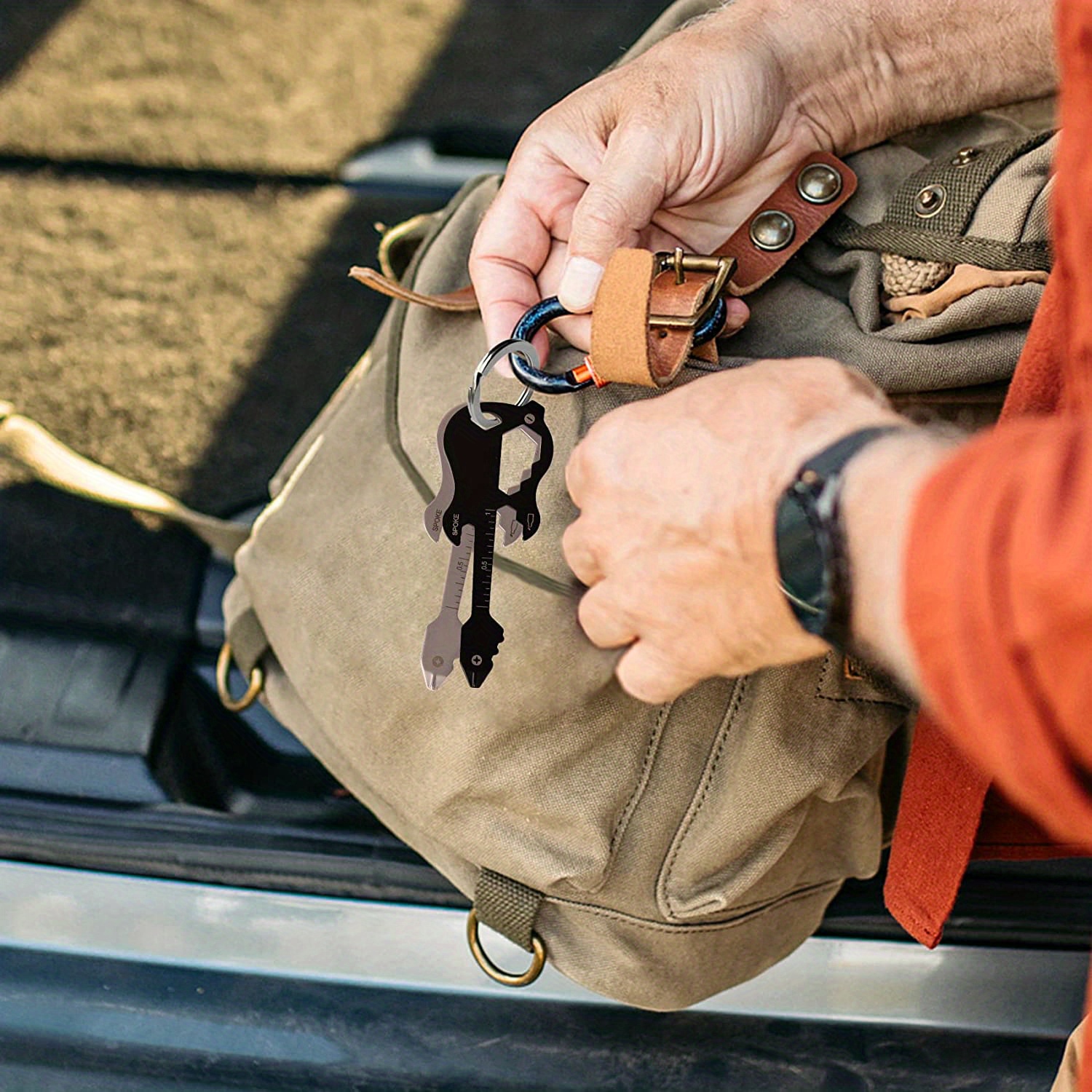 Portable Pocket Keychain Wallet Multitool Mini Stainless - Temu