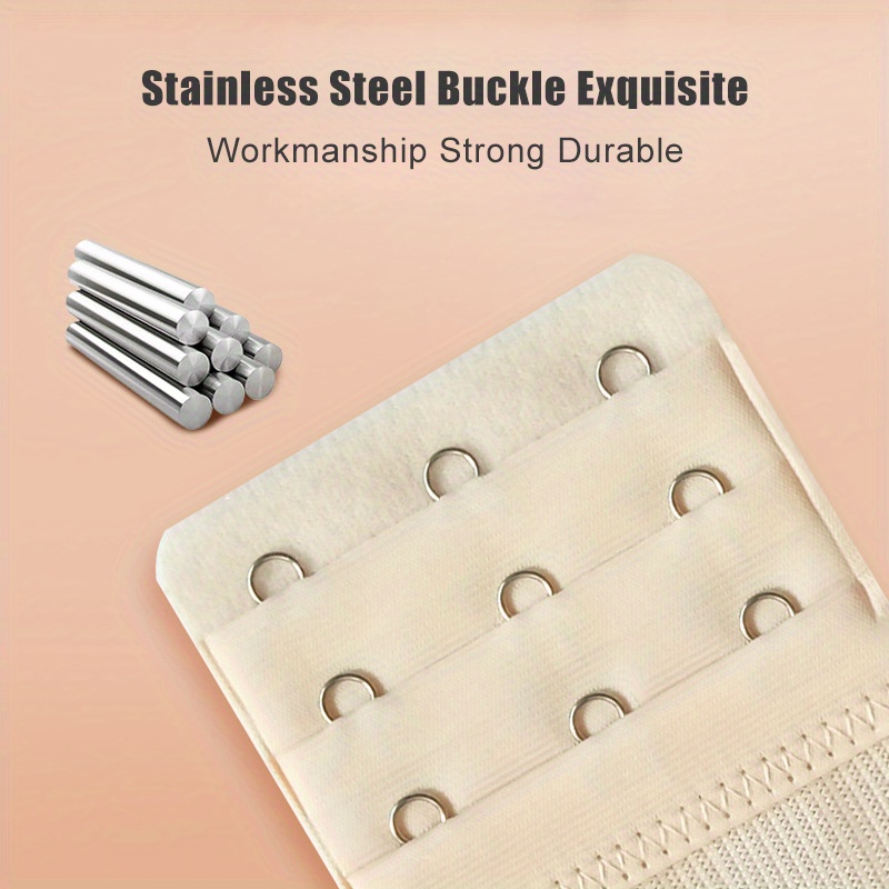 Stretchy Bra Extension Buckle Set Comfortable Stainless 3 - Temu United ...