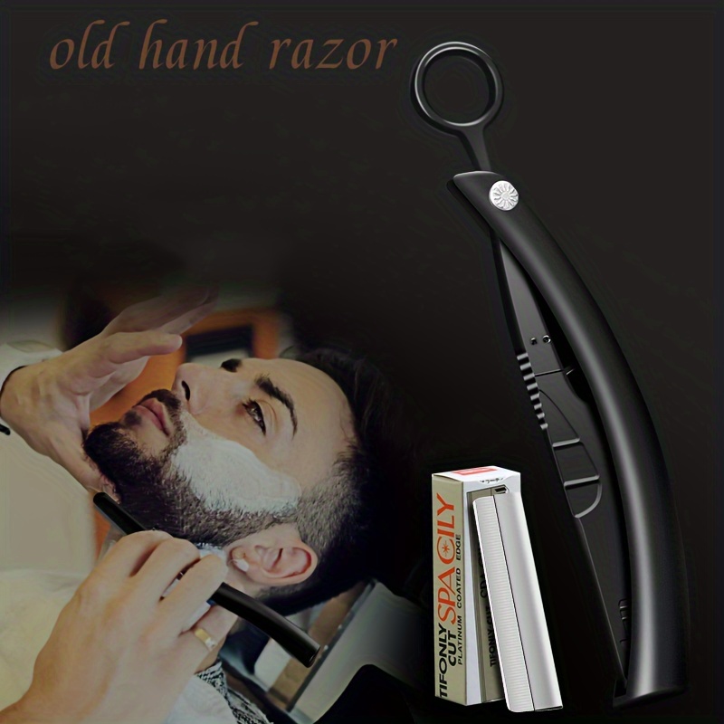 High End Straight Razor Professional Portable Beard Razor - Temu Canada