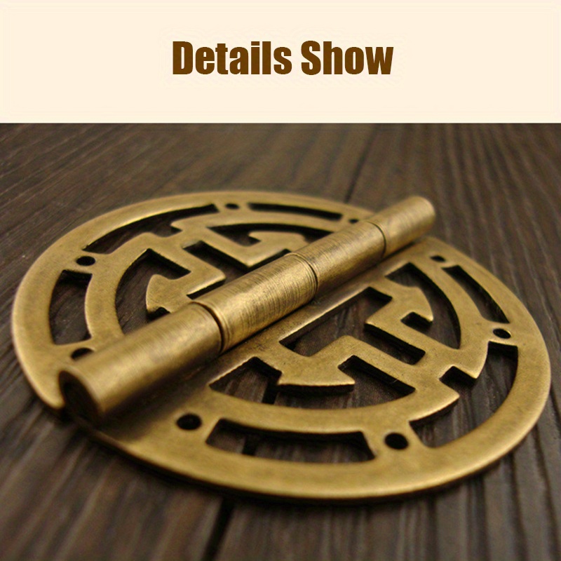 Antique Bronze Furniture Hollow Hinges Cabinet Drawer Door - Temu