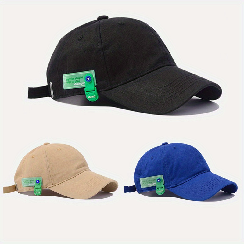 fashion solid color sunscreen climbing baseball cap summer adjustable ...