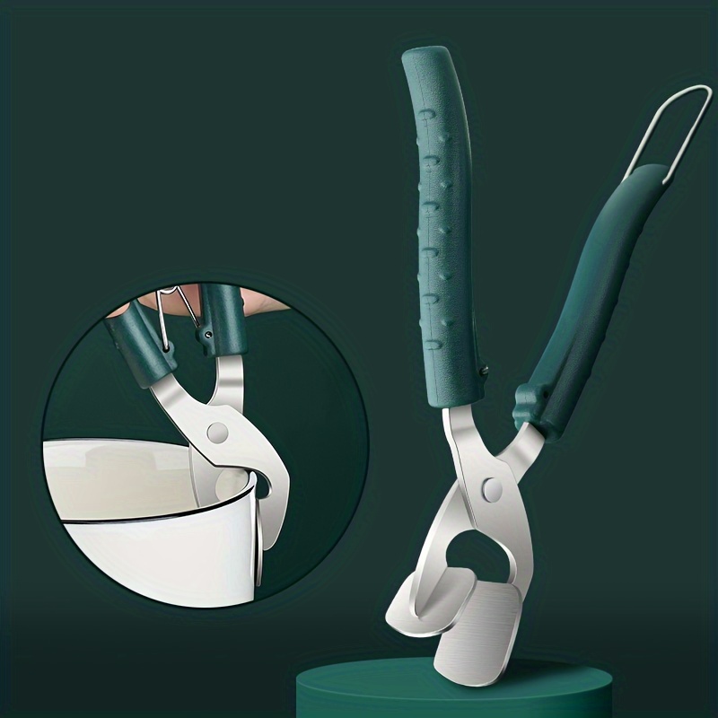 1pc Plate Gripper Stainless Steel Gripper Clips Tongs Clamp Holder For ...