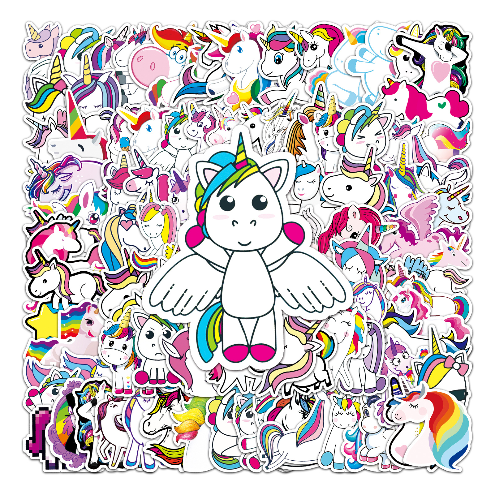 Rainbow Horse Cartoon Scooter Luggage - Temu New Zealand